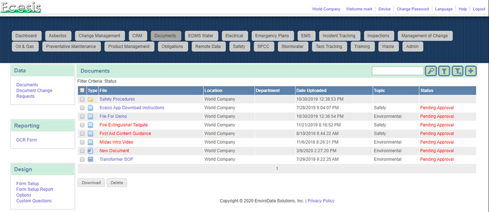 Document Management Software | EHS Compliance Software